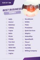 1999+ Best Business Names (Company Name Ideas In 2025!)